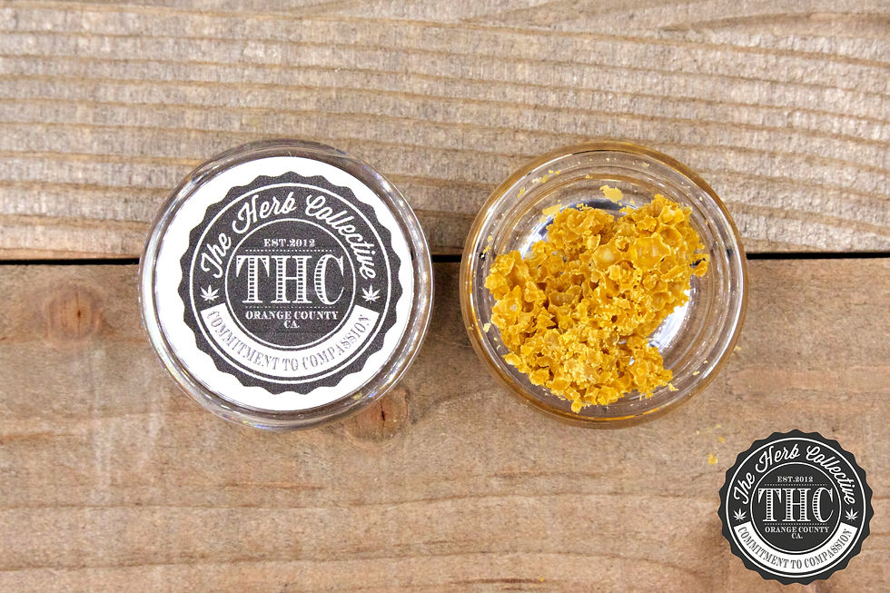HIGH STANDARD | THC Premium BHO Crumble Wax | 1 Gram | the-herb-collective