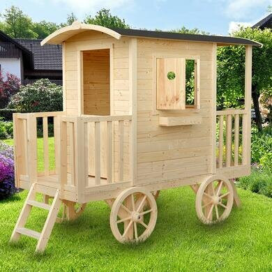 Roulotte en Bois Western | electro-usine