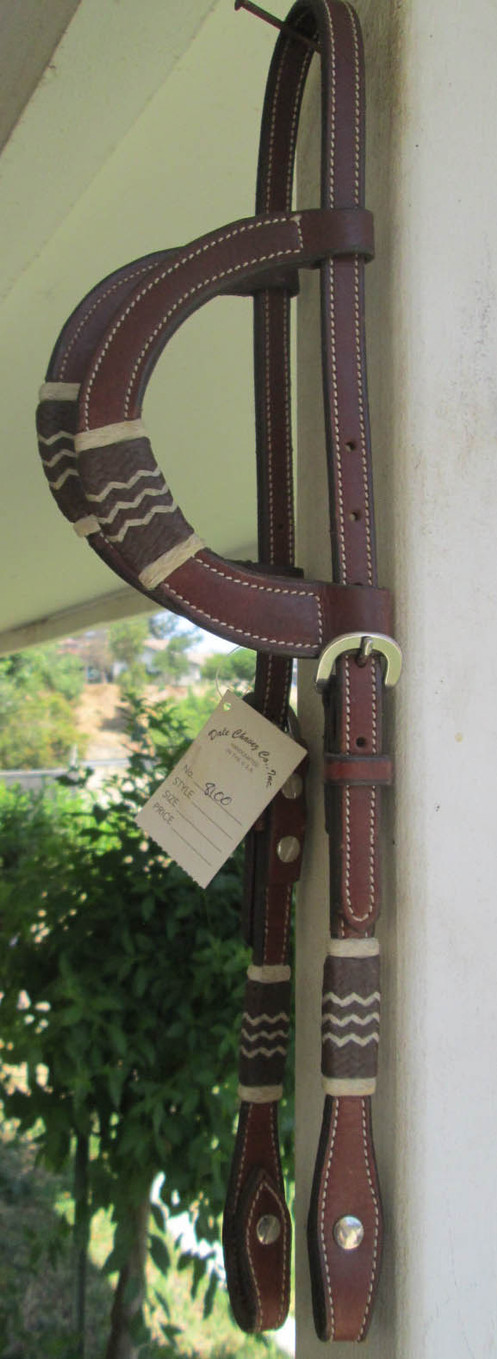 NEW Dale Chavez Headstall 2-ear show bosal hanger