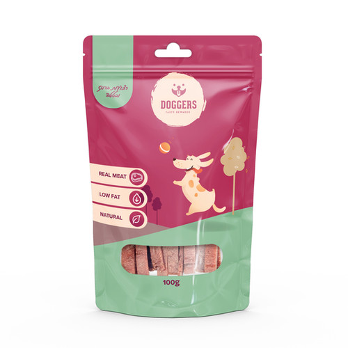חטיף לכלבים – רצועות ברווז ובטטה DOGGERS TASTY REWARDS | Petpharm