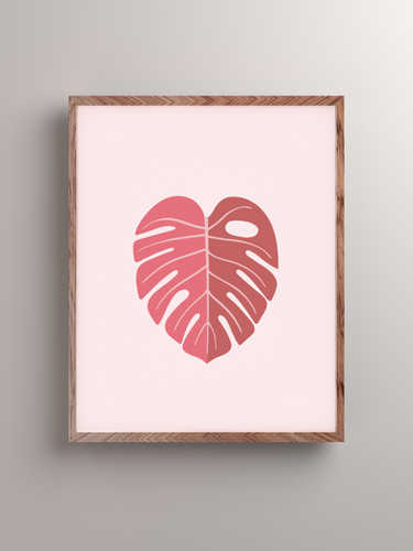 Heart Monstera PRINTABLE | Planted Creative