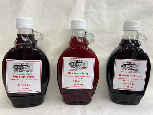 Fruit Syrups - 8 oz. | Beas HoMade Products