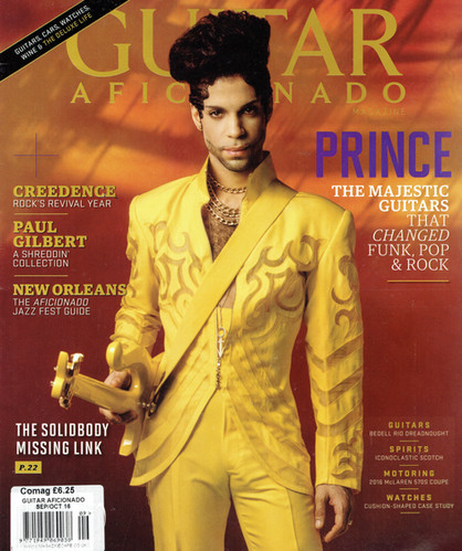 Prince: Guitar - Aficionado Magazine Cover & Feature September 2016 ...