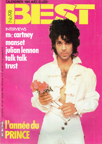 Best Magazine Cover & 6 Page Feature French Prince 1985 | Glam Slam