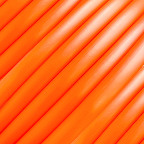 3/4" Metallic Orange Polypro Hula Hoop | Hoop Junky