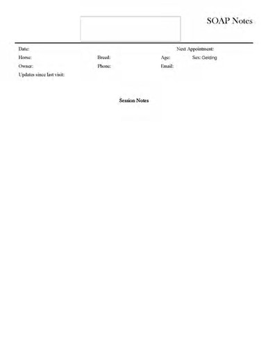 Basic Equine SOAP Notes | hands4hooves