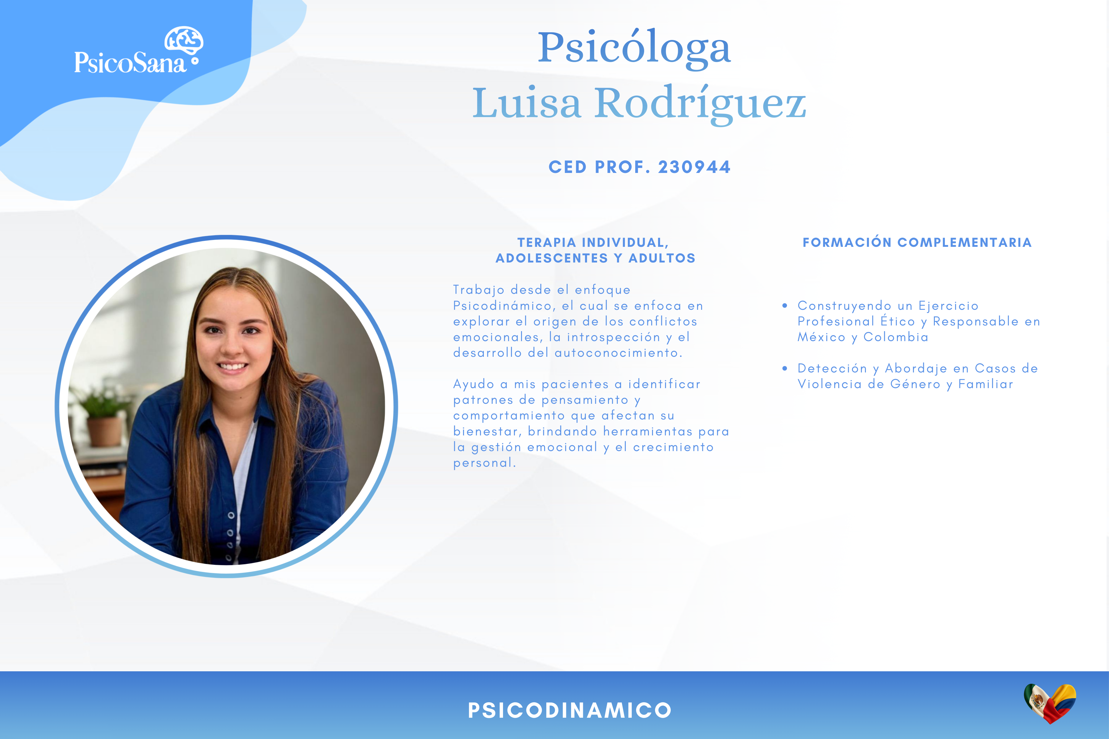 Luisa Rodríguez | PsicoSana