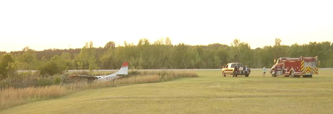 Two Escape Serious Injury When Plane Runs Off Runway