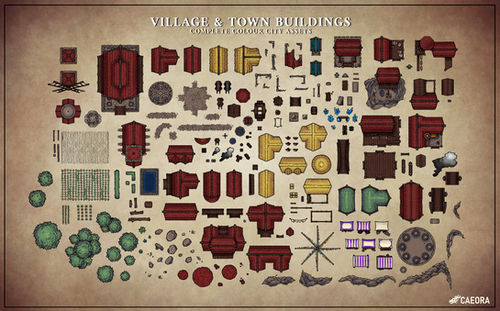 City Assets - Village & Town Buildings | Caeora
