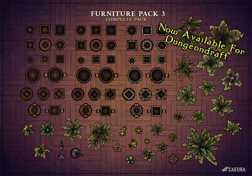 Dungeondraft Furniture pack 3 | Caeora