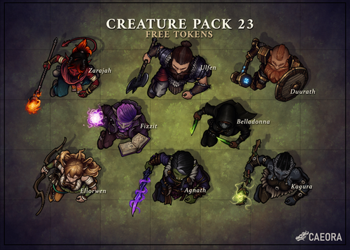 Creature Pack 23 | Caeora
