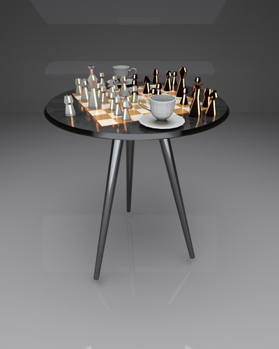 Unique chess coffee table | Blackwood | Online Chess Store