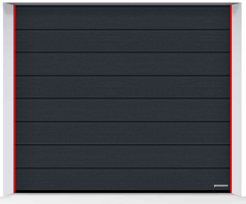 Zagenverkleidung im Buntton des Tores | HÖRMANN