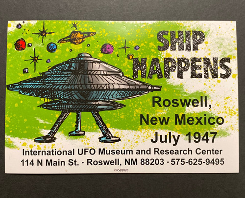 Ship Happens Postcard | roswellufomuseum