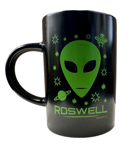Alien with Stars Mug | roswellufomuseum