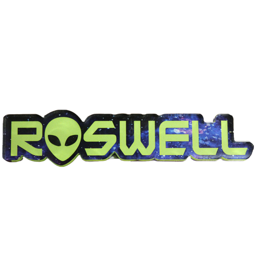 Roswell w/ Alien Acrylic Magnet | roswellufomuseum