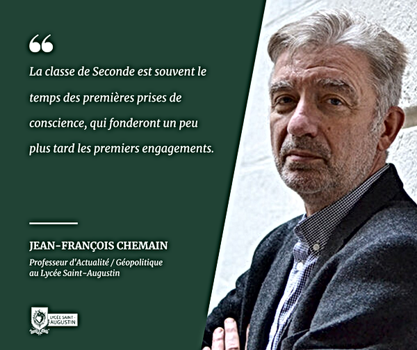 Interview Jean-François Chemain | Lycée Saint Augustin