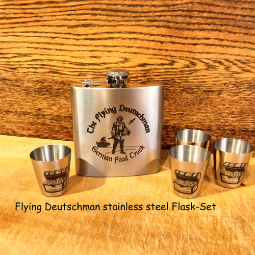 Stainless Steel Flask Set | Flying Deutschman
