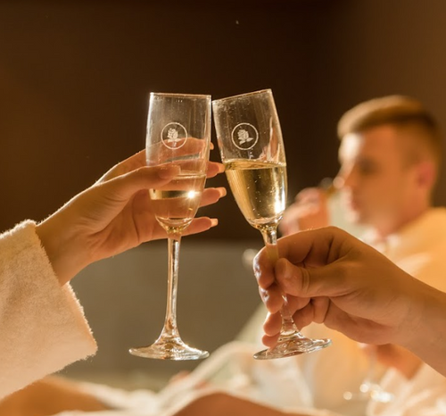 spa kit rental & prosseco | Carisma Spa