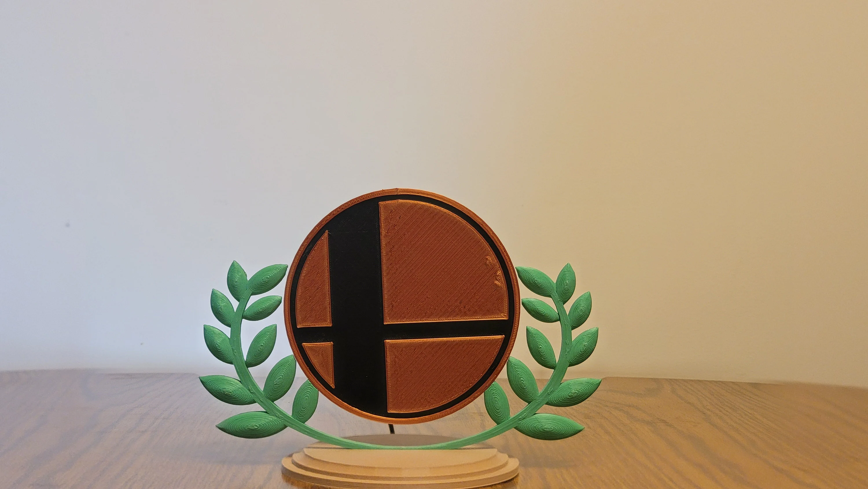 Super Smash Bros-Inspired Trophy (Real Wood Base!) | Kyles360Tech