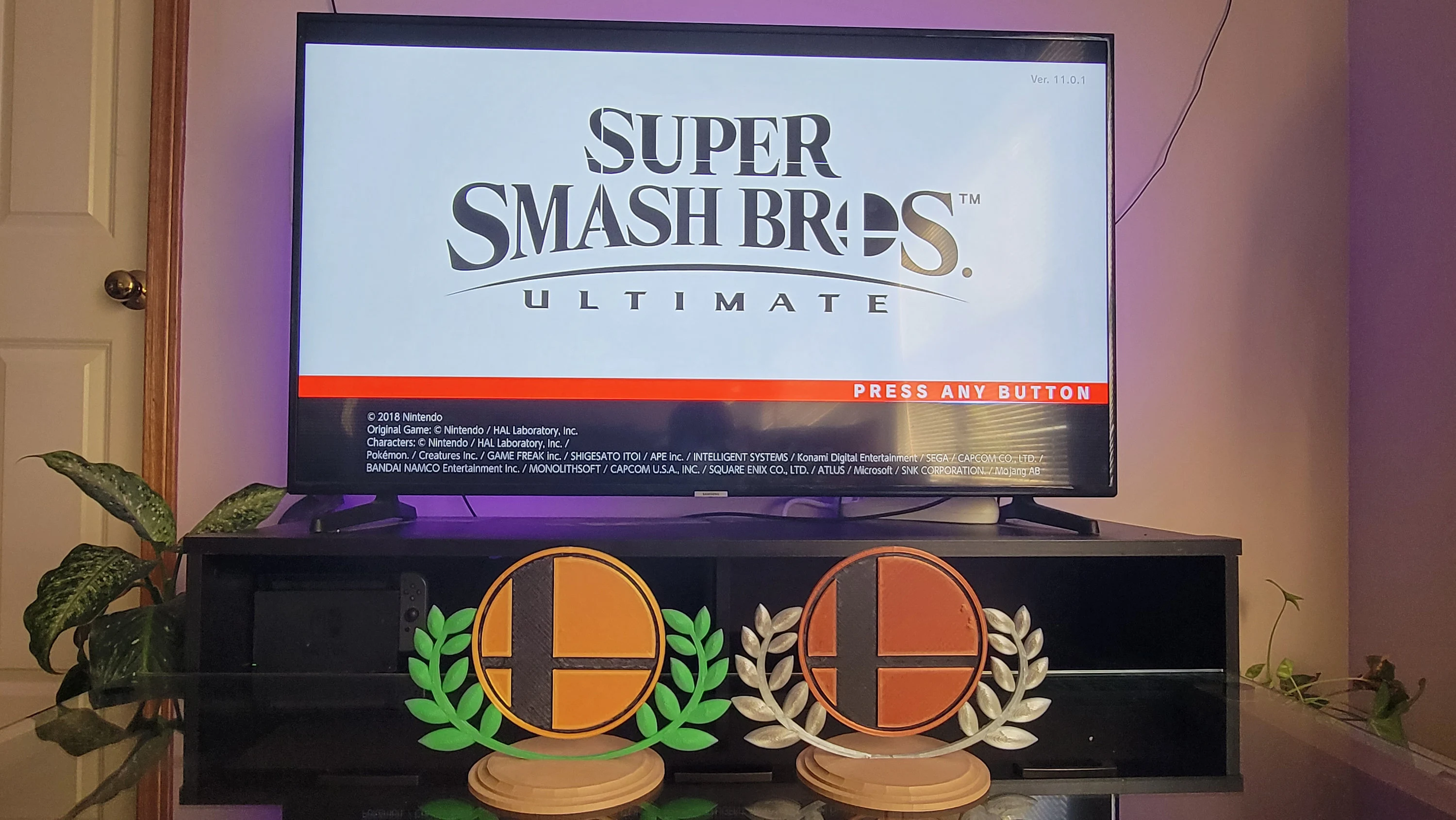 Super Smash Bros-Inspired Trophy (Real Wood Base!) | Kyles360Tech