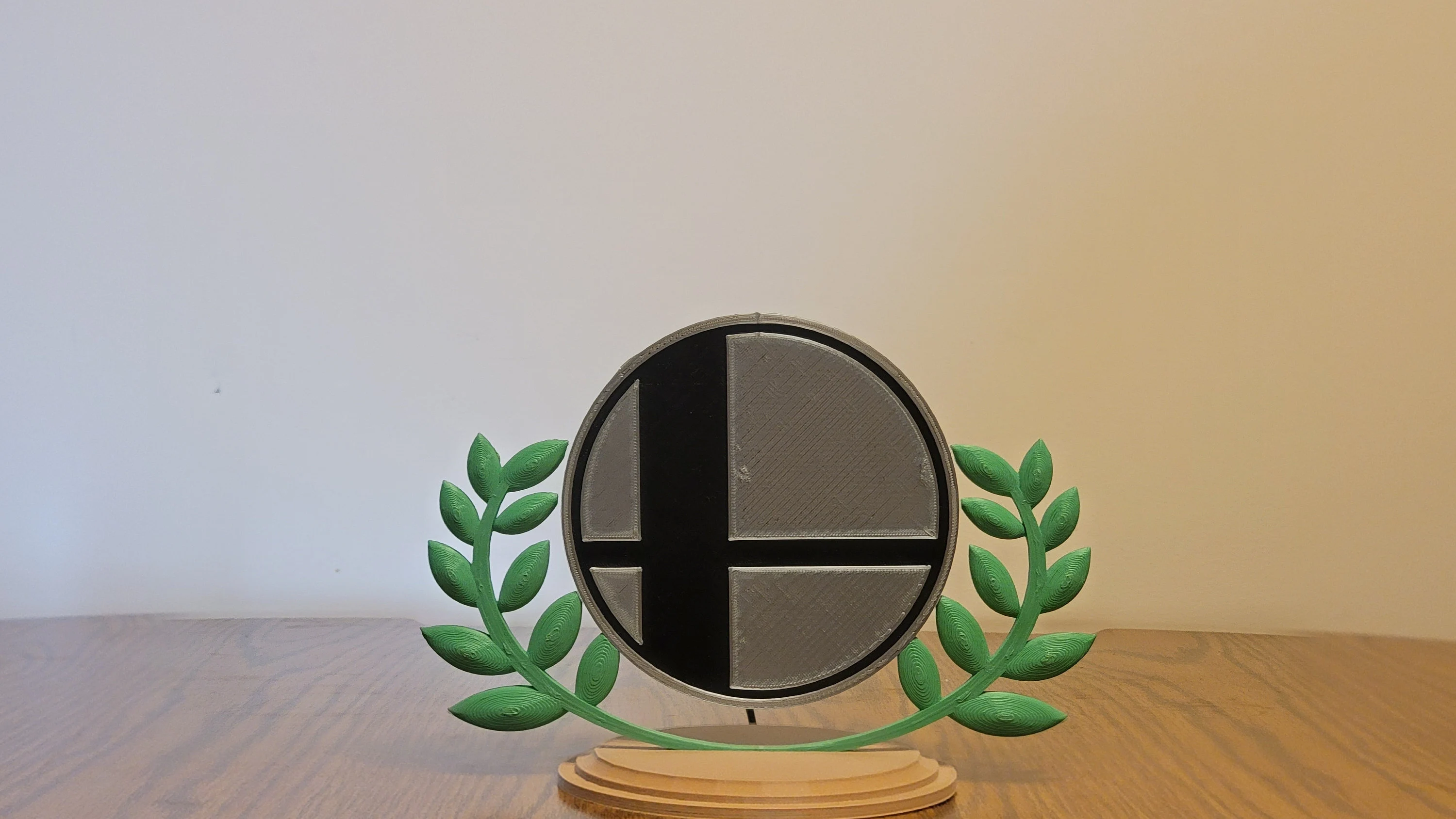 Super Smash Bros-Inspired Trophy (Real Wood Base!) | Kyles360Tech