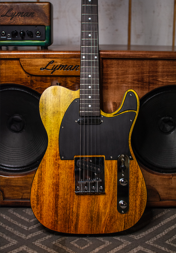 ART-04 T-Style Electric Guitar in Tequila Sunrise | Lyman Guitar Co.