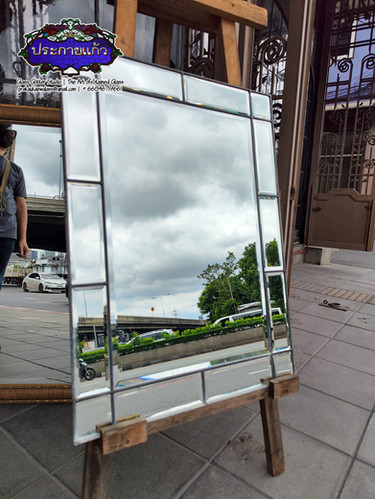 "Modern Cut" Mirror | glassglitter