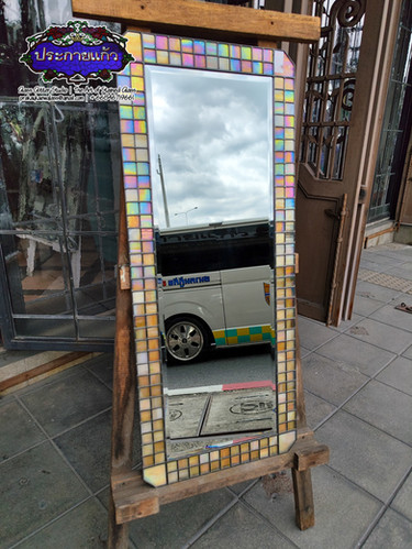 "Grid" Mirror | glassglitter