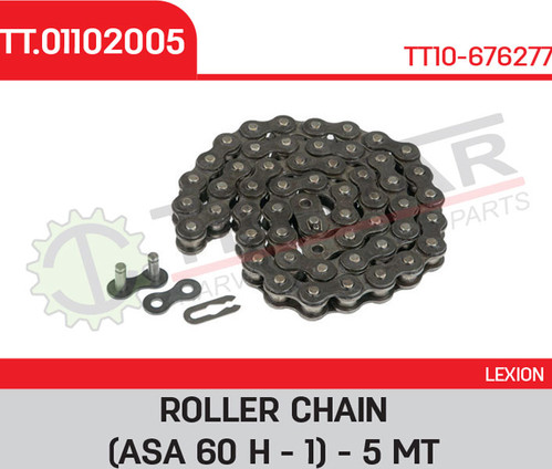 Roller Chain (ASA 60 H - 1) - 5 MT | Temtar