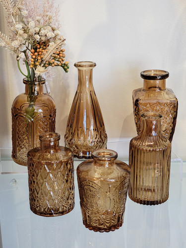 Amber Bud Vases (assorted) | My Site