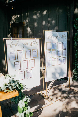 Gold Metal Sign Stand | My Site