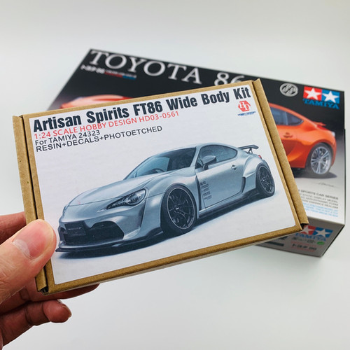 Combo: Tamiya Toyota 86 + HD Artisan Spirits FT86 Widebody Kit ...