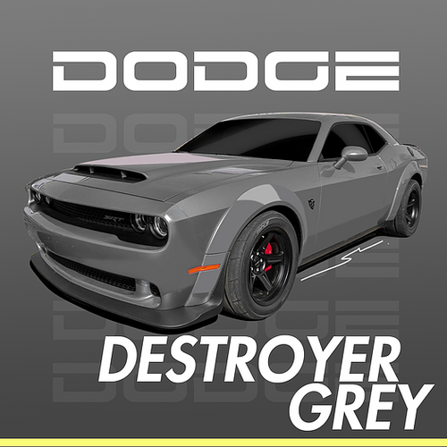 Dodge Destroyer Grey | teamhobby.hk