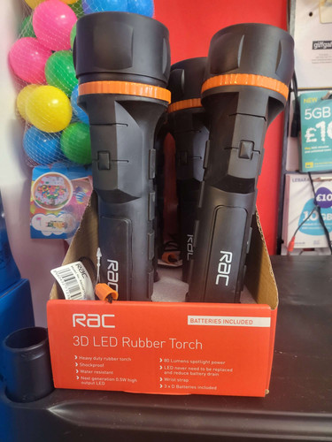 Rac 3d led torch | dodgy ozies