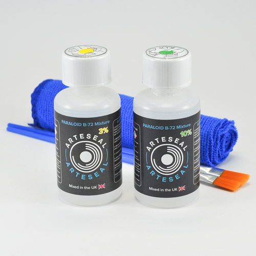 Paraloid™ B-72 (Twin Pack) 2 x 50ml (3% & 10% Concentration) | Metal ...