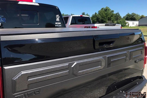 2017+ Raptor Carbon Fiber Rear Tailgate Overlays | Sigala Designs