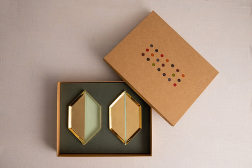 Shatkon Platter (Set of 2) | Yantra