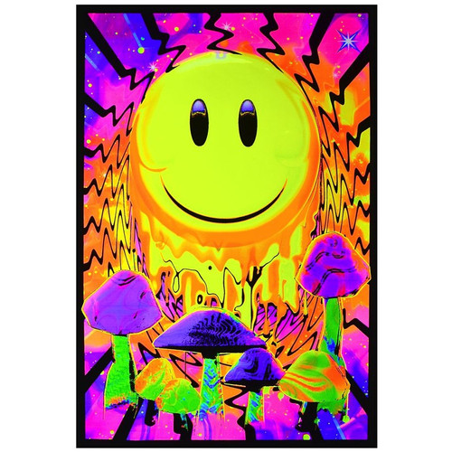 Have A Nice Trip Smiley Blacklight | doubleds