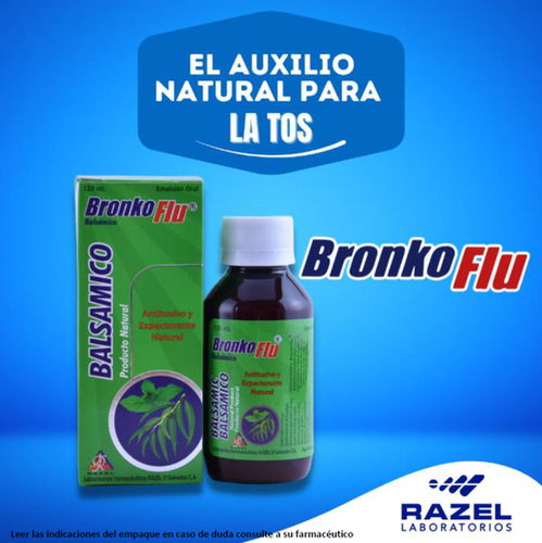 Bronko Flu® Balsamic Natural Cough Syrup – Herbal Relief for Productive ...
