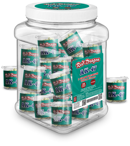 Red Dragon AK-47 1G THC-A Flower | Hydrohemp