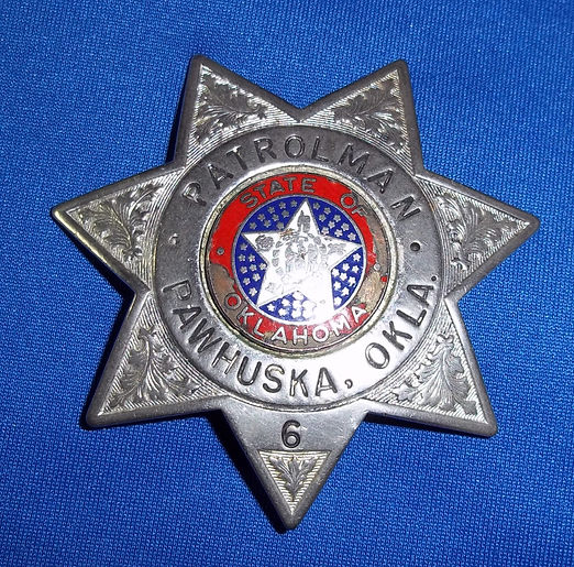 Police Departments P Oklahoma Badge Police Departments P Oklahoma Badge