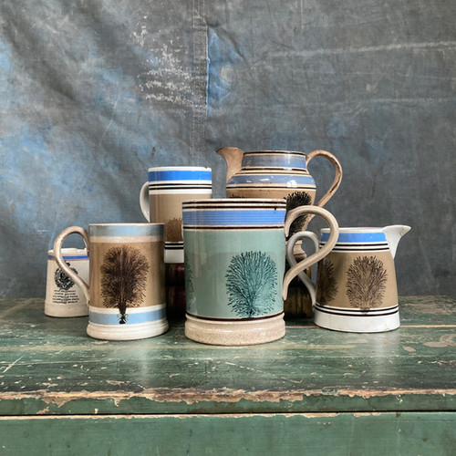 SOLD -Collection of mochaware pottery | Marc Kitchen-Smith