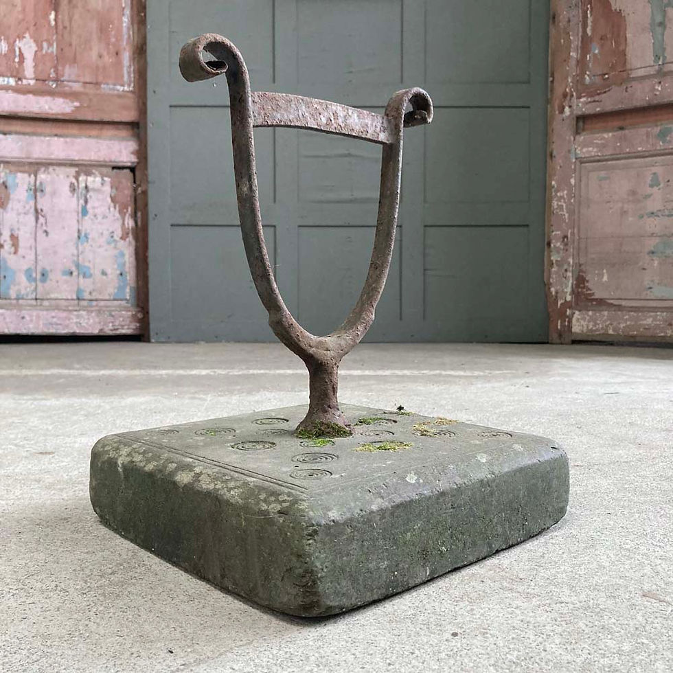 SOLD - Antique wrought iron boot scrape | Marc Kitchen-Smith