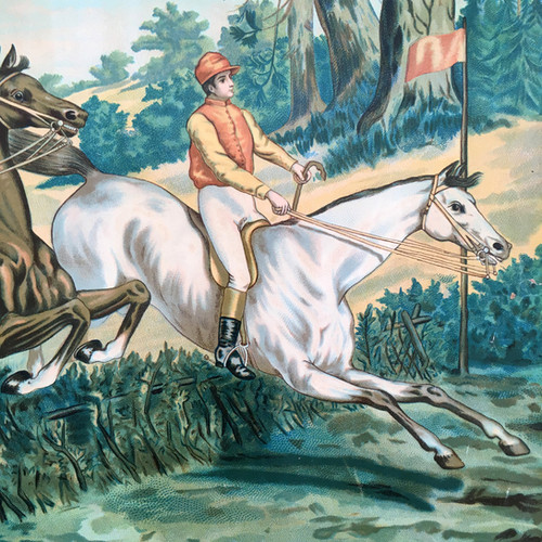 NOW SOLD - Victorian horse-racing chromolithograph print | Marc Kitchen ...