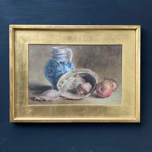 SOLD - Edwardian watercolour - shell still life | Marc Kitchen-Smith