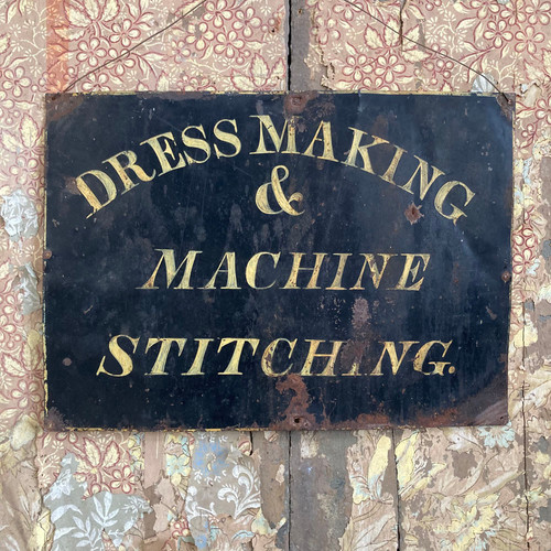 SOLD - Antique trade sign - 'Dress Making' | Marc Kitchen-Smith