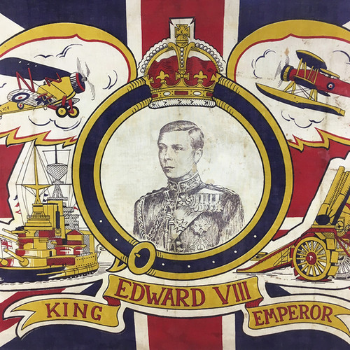 NOW SOLD - Edward VIII commemorative flag | Marc Kitchen-Smith
