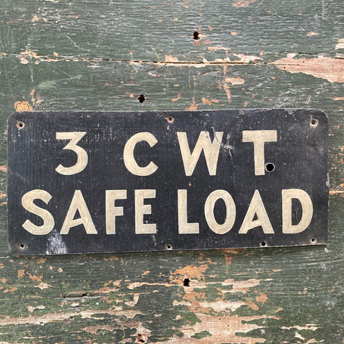 SOLD - Vintage warehouse sign | Marc Kitchen-Smith