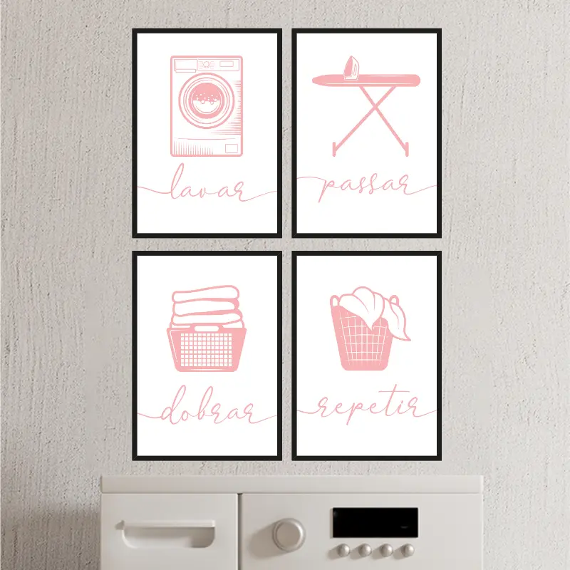 Quadros para Lavanderia para Imprimir | Imprinté